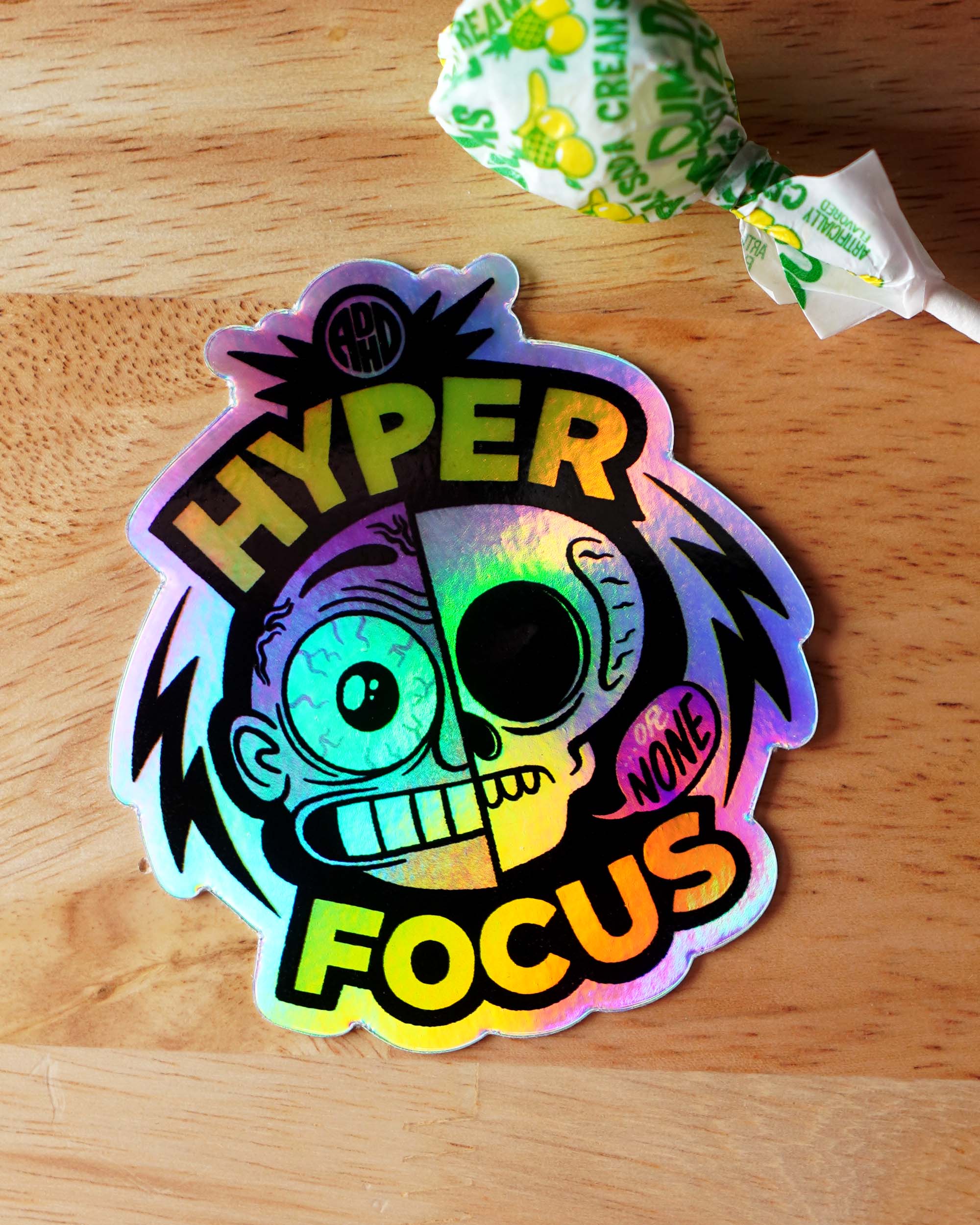 Hyper Focus (ADHD) Sticker – ChrisPiascik
